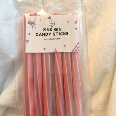 Pink Gin Drink Stirrers Cocktail Stirrers Gift for Her Alcoholic Sweets ...