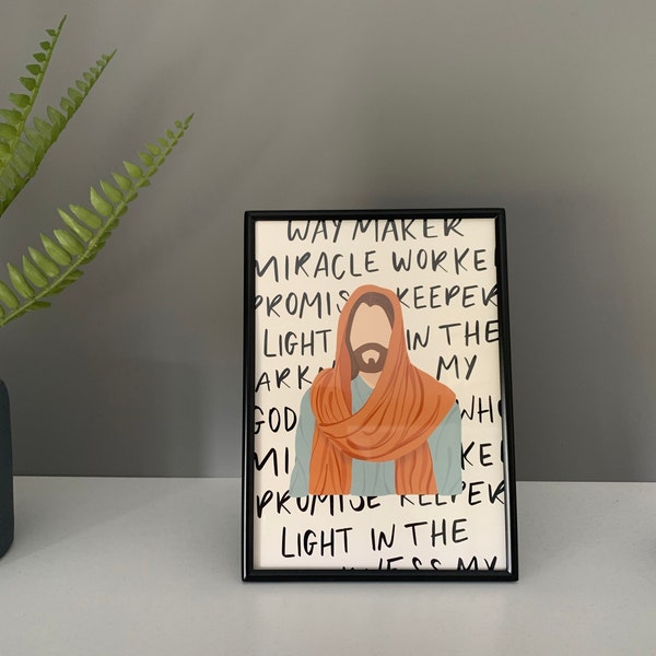 Way Maker, Miracle Worker | Jesus Christ | Hope | Hope | Jesus Print ...
