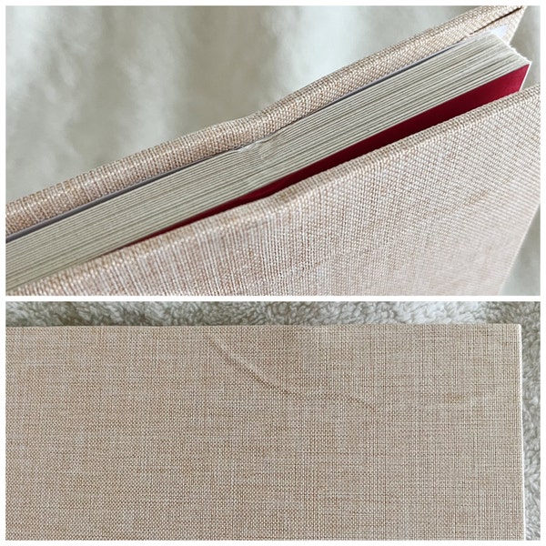 Custom Photo Album Linen Self Adhesive Personalized Gift Wedding Album ...