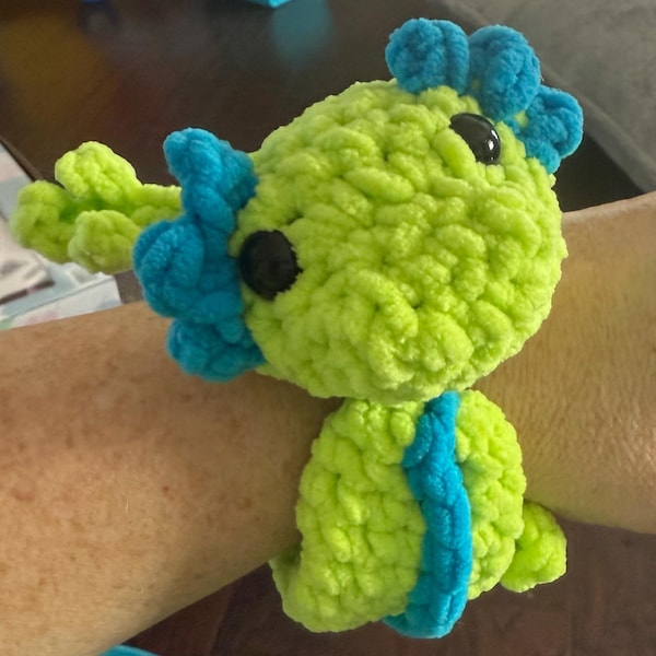 Crochet Snake & Axolotl Slap Bracelet Pattern Beginner Friendly (PDF ...