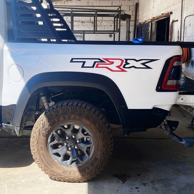 RAM TRX Bedside Decals TRX Eating Raptor Easter Egg Logo - Etsy
