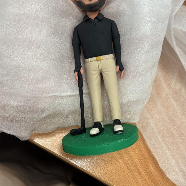 Custom Golf Bobblehead Personalized Golfer Doll, Present for Him or ...