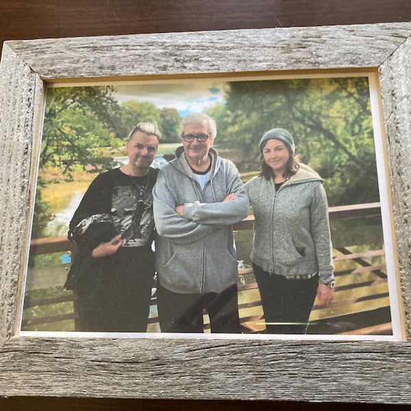 Barnwood Picture Frame - Homestead Narrow 1.5 Inch Flat Rustic ...