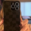 Trippy Checkers Phone Case, Psychedelic iPhone Case Checkerboard ...