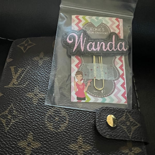 Name Clip - Name Paperclip - Name Paper Clip - Personalized Clip ...