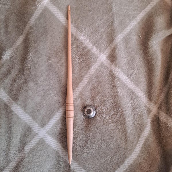 French Spindle | Reproduction French Style Whorl-less Spindle | Hand ...