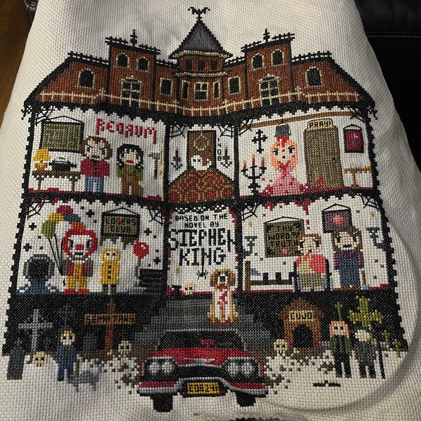 Stephen King House Cross Stitch Pattern - Mystery, Horror, Gothic ...