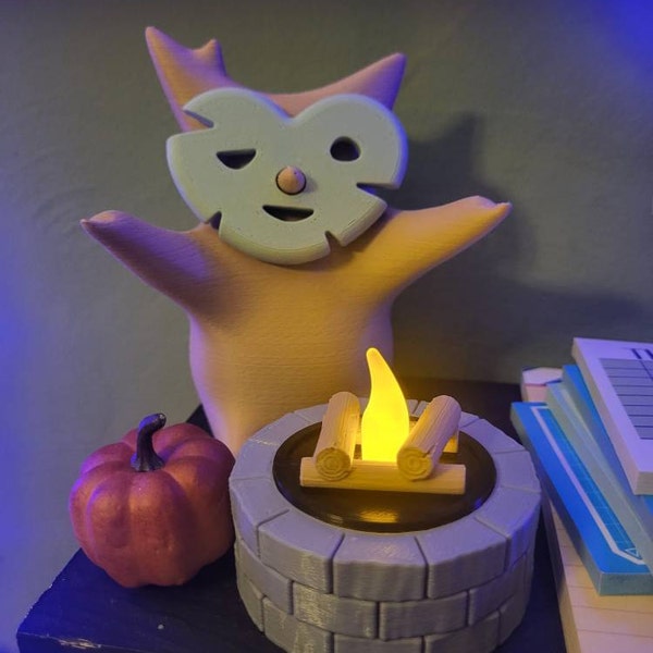 Mini Fire Pit - Led Tealight Candle With Holder - 3D Printed - Etsy