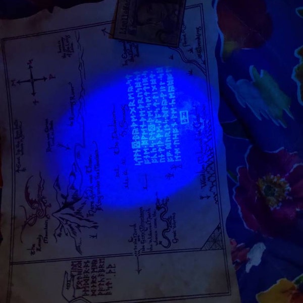 Thrór's Map, the Hobbit Inspired, Thorin's Map - Etsy