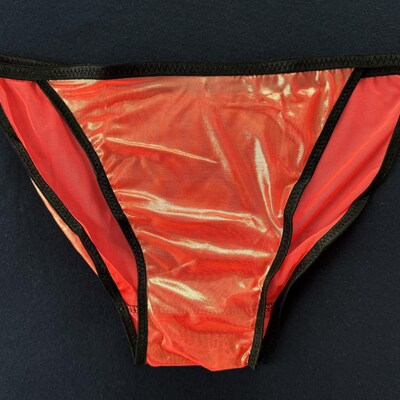 The Estelle Satin Panty Vintage Style Sexy Hi-cut Leg Bikini Panties ...