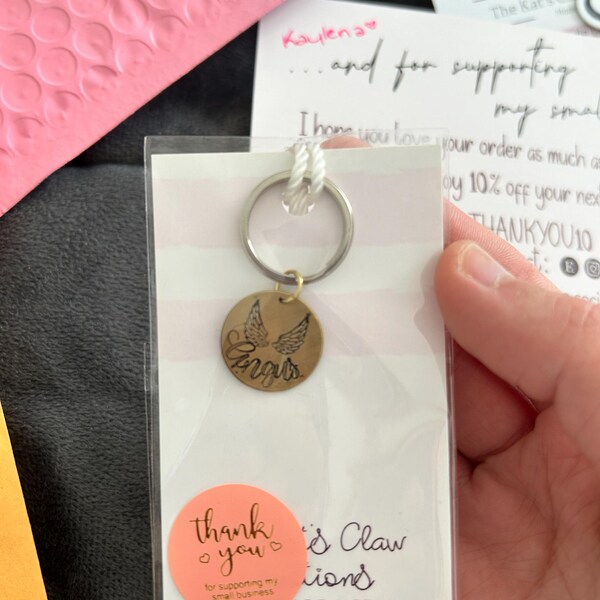 Handmade Metal Stamped Graduation “class Of” Keychain - Graduation Gift ...