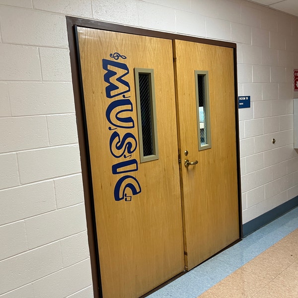 Music Decal, Music Teacher Decal, Music Classroom Door Decal, Back to ...