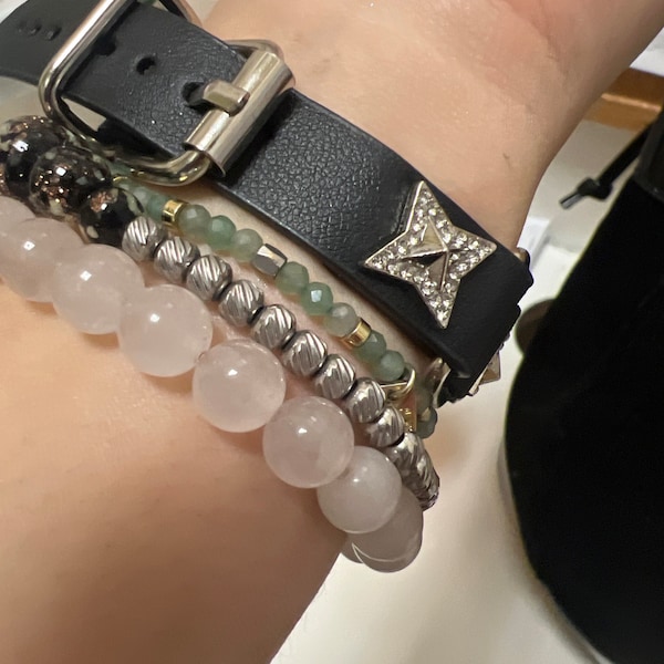 Punk Goth Leather Apple Watch Band: Studded Iwatch Wristband for Iwatch ...