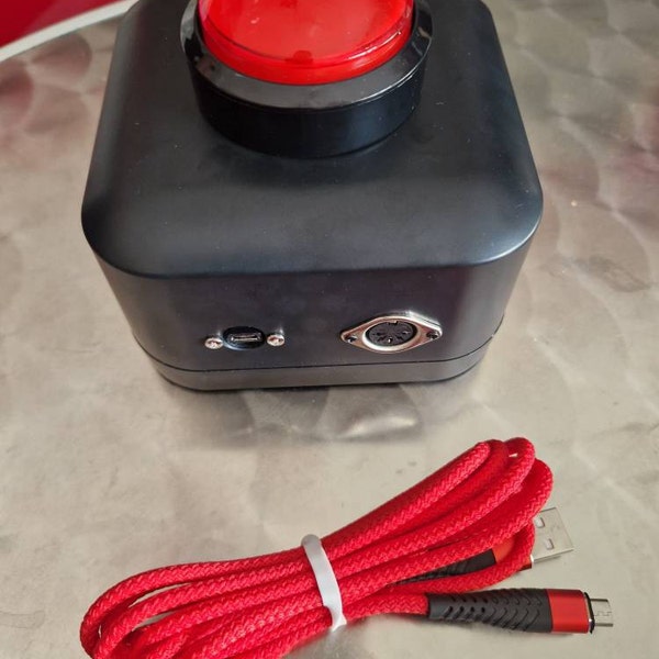 Midi Controller BB-XL / 8 LED Arcade Buttons / 96 Potentiometers / Din ...