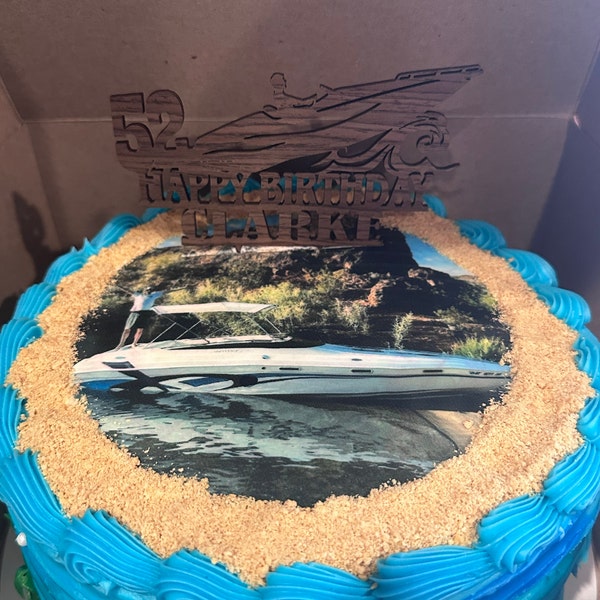 Bodybuilder Cake Topper, Strong Man Birthday Cake Topper, Weightlifter ...