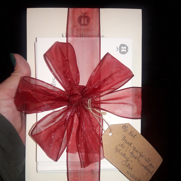 Ultimate Teacher Gift Bundle: Personalized Notepads, Note Cards and ...