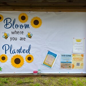 Spring Bulletin Board, Let's Grow Together Bulletin Board, Succulent ...