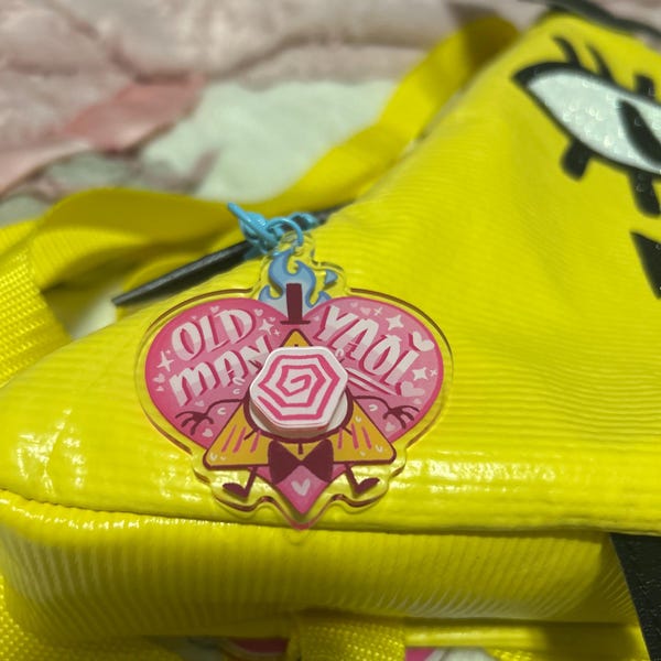 Spinner Bill Cipher Old Man Yaoi Gravity Falls Charm // 2.5” Acrylic ...
