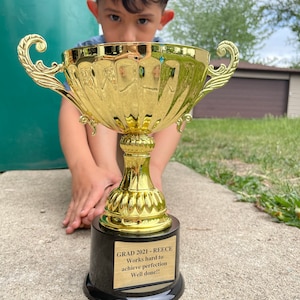 Personalized Trophy Gold Metal Cup Trophy Customized Trophy Award Best ...