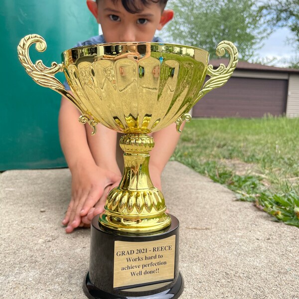 Personalized Trophy Gold Metal Cup Trophy Customized Trophy Award Best ...