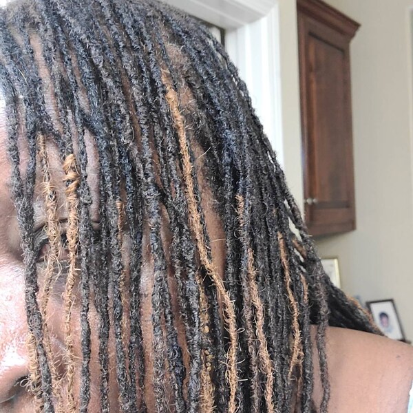 Extra Small Loc Extensions (0.15-0.2cm).x 10 Locs per Bundle. 100% Afro ...