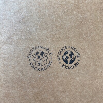 Mini Recycle Symbol Stamp for Recycling Labels, Eco Friendly Packaging ...