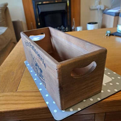 Lovely Rustic Wooden Storage Box With WHITE HART LANE 1899-2017 Makes a ...