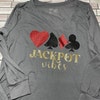 Jackpot Vibes Svg for Cricut, Playing Card Svg, Casino Shirt Svg, Las ...