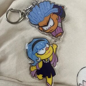 YCH Commission Chibi Hanging Custom Acrylic Keychains CUSTOM ORDER - Etsy