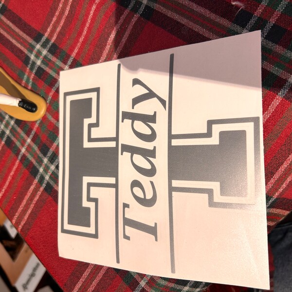 Monogram Car Decal, Large Initial Decal, Two Initial Decal, Decal for ...