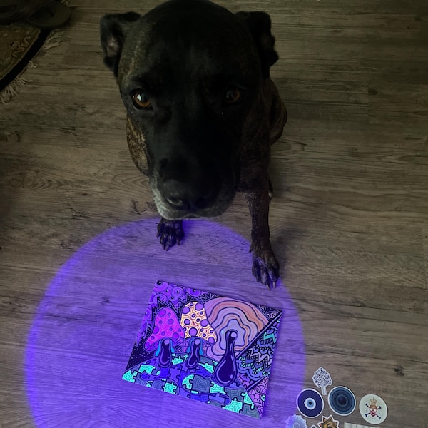 Original Trippy Painting Canvas Wall Art - Etsy