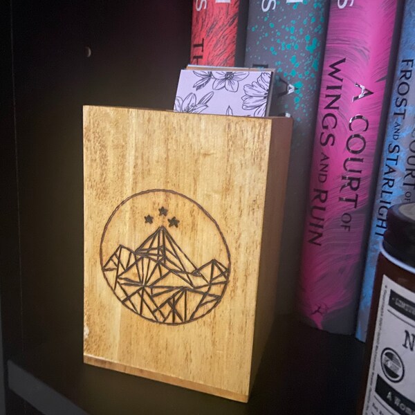 Night Court Bookmark Holder – ACOTAR Desk Organizer – ACOMAF Fan Art ...