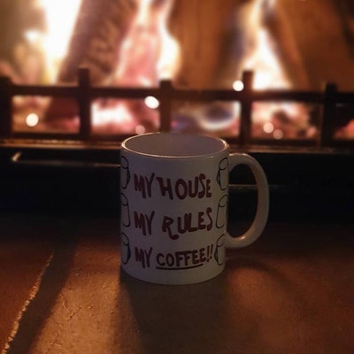 Knives Out Mug My House, My Rules, My Coffee Mug Movie Inspired Replica ...