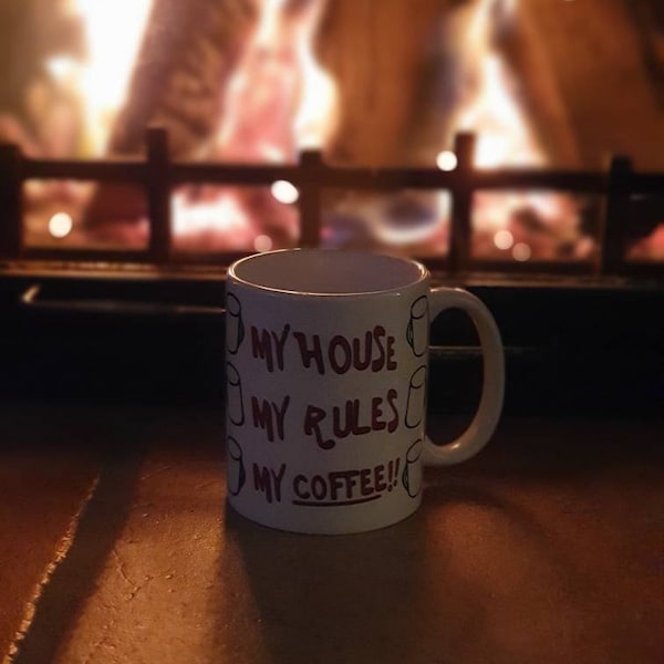 Knives Out Mug - My House, My Rules, My Coffee Mug - Movie Inspired ...