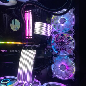 Sakura Cherry Blossom Logo V2 Gaming Computer Fan Shroud / - Etsy