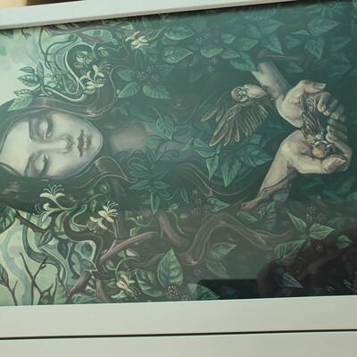 Fantasy Poster bramble Fairy Tale Fantasy Art Wicca Decor Nature ...