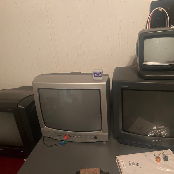 Mini CRT TV - 3 Models, 5 Color Options- Personalize With the Image of ...