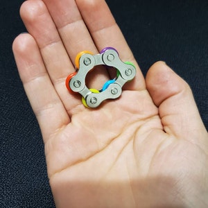 The Wave Bike Chain Link Fidget Toy | Etsy