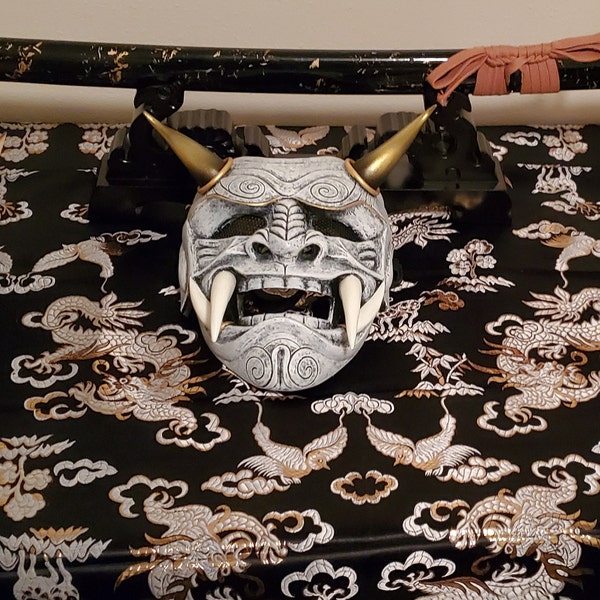 Samurai Assassin Demon Oni BB Gun Airsoft Mask, Halloween Costume ...