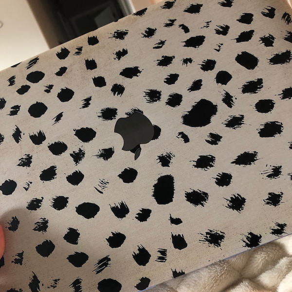 Leopard Spots MacBook Air 13 2024 Case Beige Dalmatian Mac Book A2141 ...