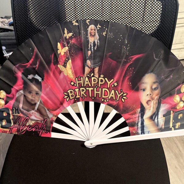 Personalized Clack Fan; Custom Clack Fan; Custom Party Favor Clacker ...