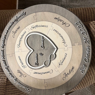 Unity Ceremony, Puzzle Style, Excellent for Blended Families, Wedding ...