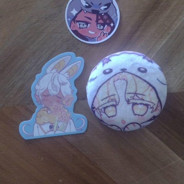 Alien Stage Animal 2.28inch Plush Buttons - Etsy