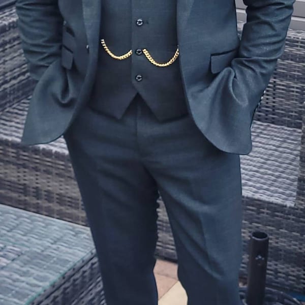 Black Cummerbund, Classic Handmade Tuxedo Cummerbund, Fully Adjustable ...