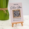 Mini QR Code Social Media Display Sign Facebook, Instagram, Business ...