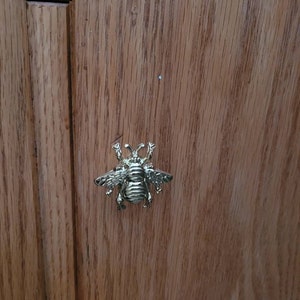 Brass Bee Knobs Bumble Bee Drawer Pulls Wardrobe Knob - Etsy
