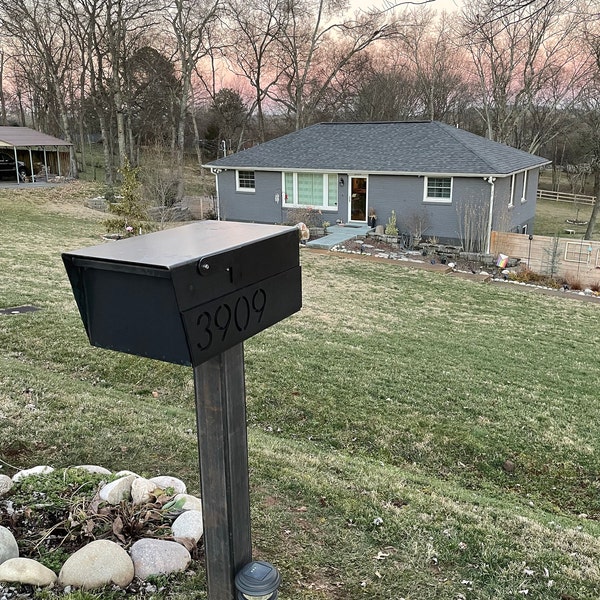 Modern Sierra Mailbox - Etsy