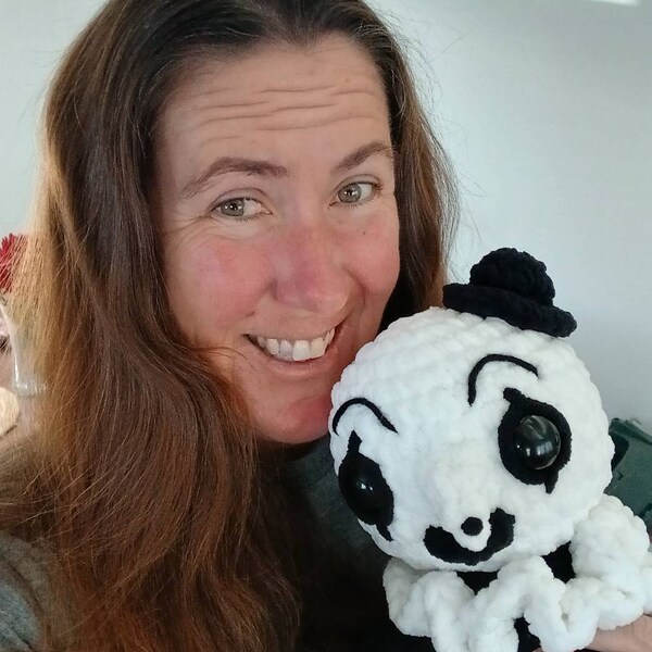 Terrifier Little Pale Girl Art the Clown Friend Handmade Crochet Creepy ...