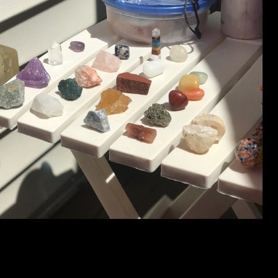 Crystal Set Kit Tumbled Chakra Stones, Raw Crystals, Geode, Peacock Ore ...