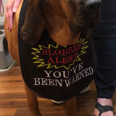 Big Dog Slobber Drool/slobber Bibs 2 Designs - Etsy